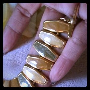 Jewelry | Vintage Geometric Shape Enamel Bracelet | Poshmark